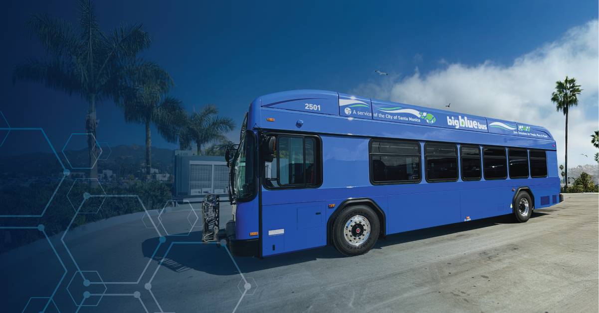 BIG BLUE BUS GOES GREEN — AGAIN! – Gillig